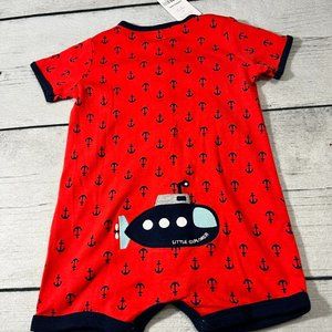Carter's | One Pieces | Carters Red Submarine Anchor Print One Piece ...